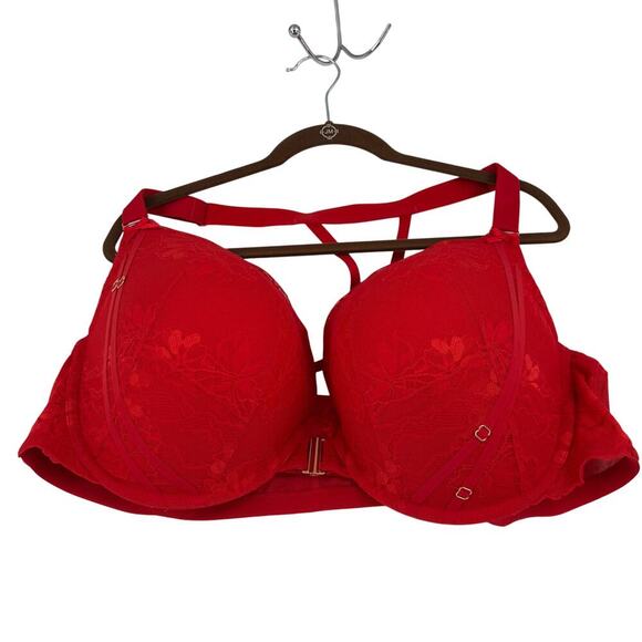 Cacique | Intimates & Sleepwear | Cacique Boost Plunge Bra Size 5d Red ...